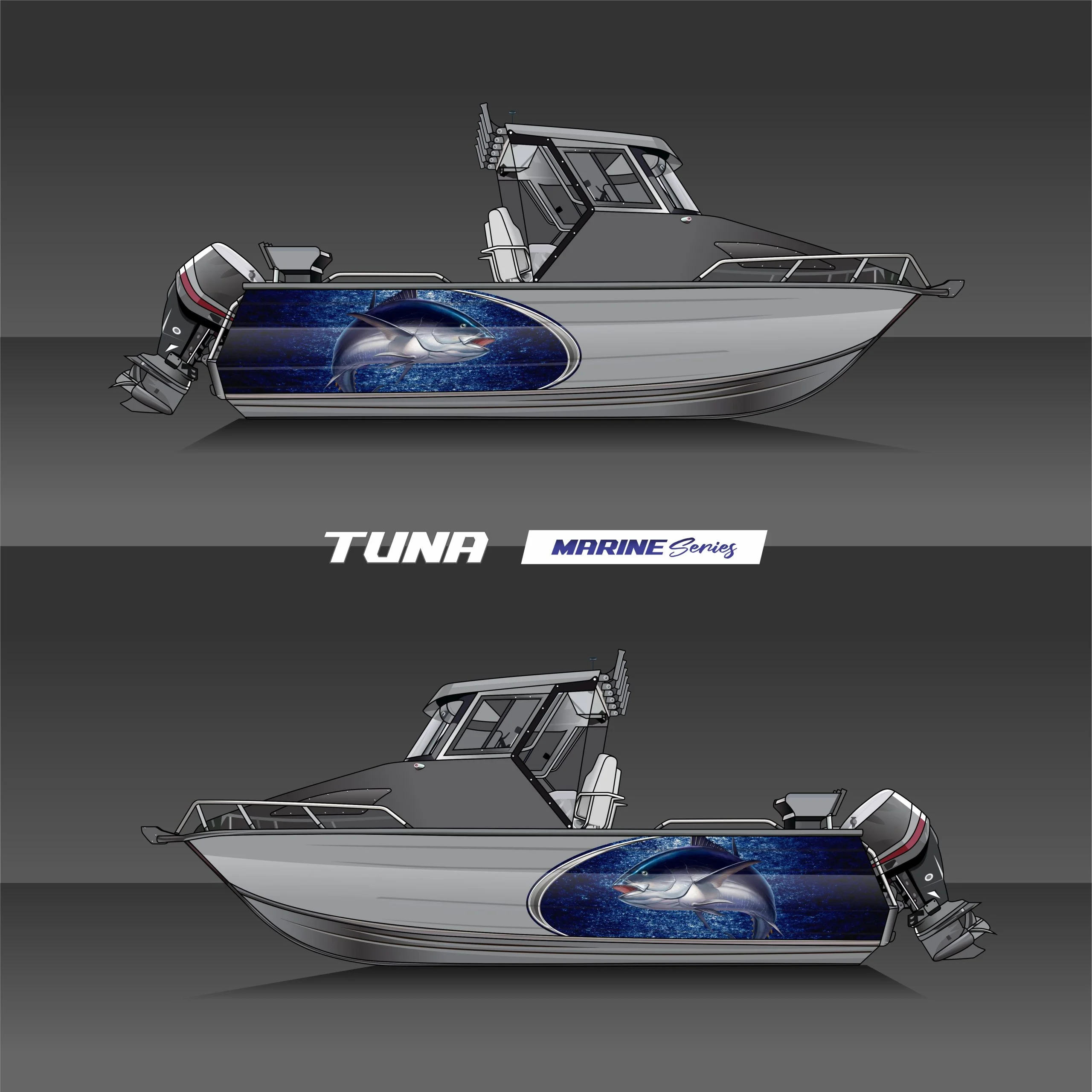 Partial Wrap Kit – Tuna Design – Allstar Decal House